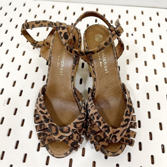 Eric Michael | Shoes | Eric Michael Leopard Print Suede Espadrille ...
